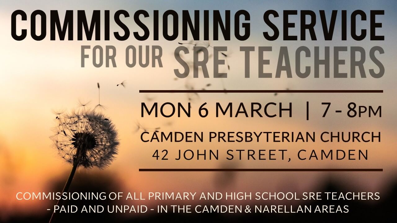 SRE Commissioning Service - Narellan Anglican Church